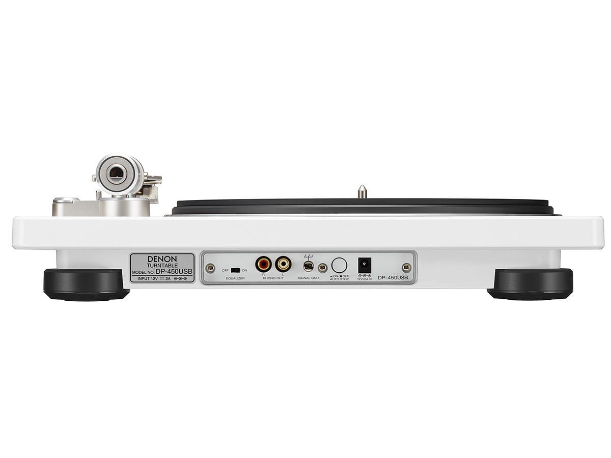 Gramofon automatyczny Denon DP-450USB - biały - LBX Systemy Audio